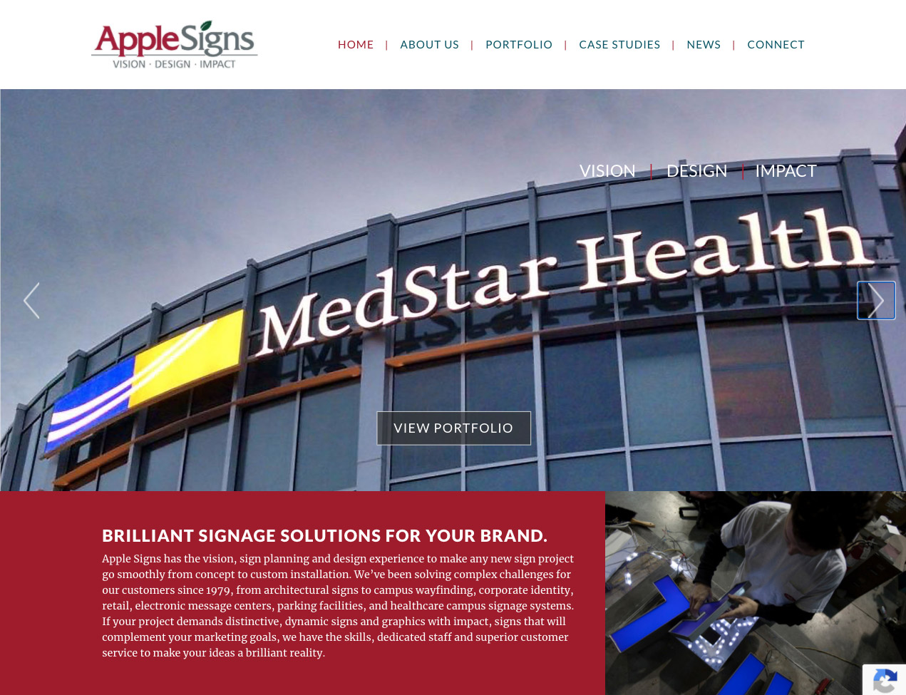 Apple Signs – M. Keith Johnston Design